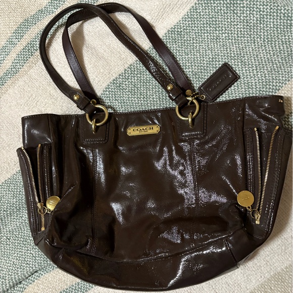 Coach | Bags | Authentic Coach Purse Brown Perfect Shape | Poshmark